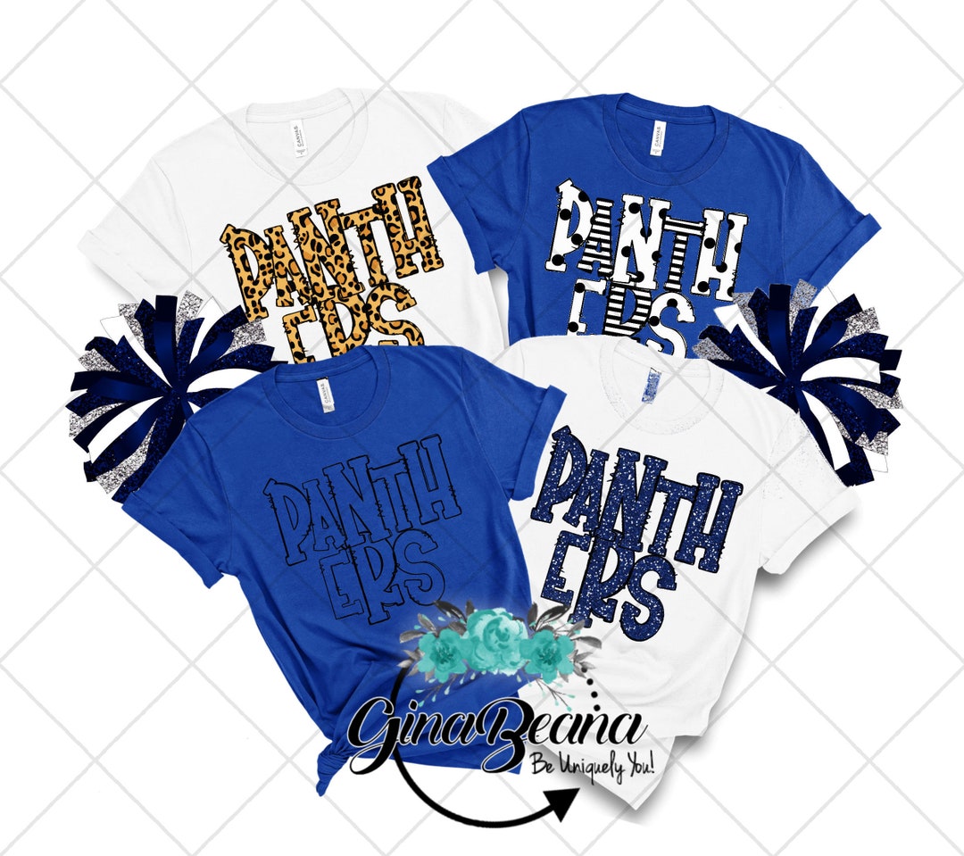 Custom Color Panthers School Spirit Shirt, Back to School Tee, Pep ...