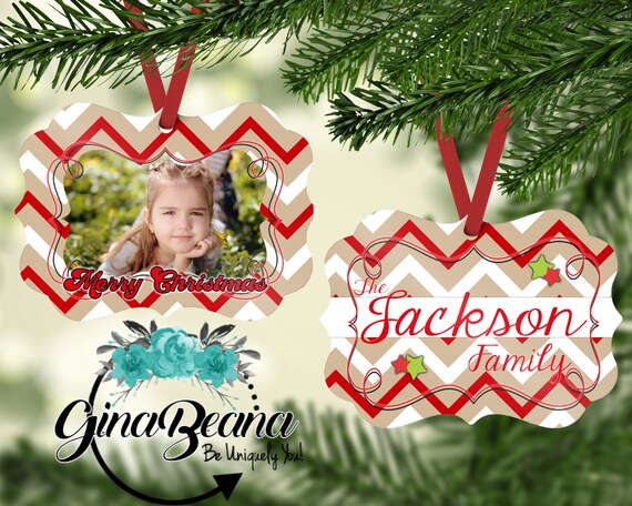 Personalized Gingerbread Man Photo Christmas Ornament-with | Etsy