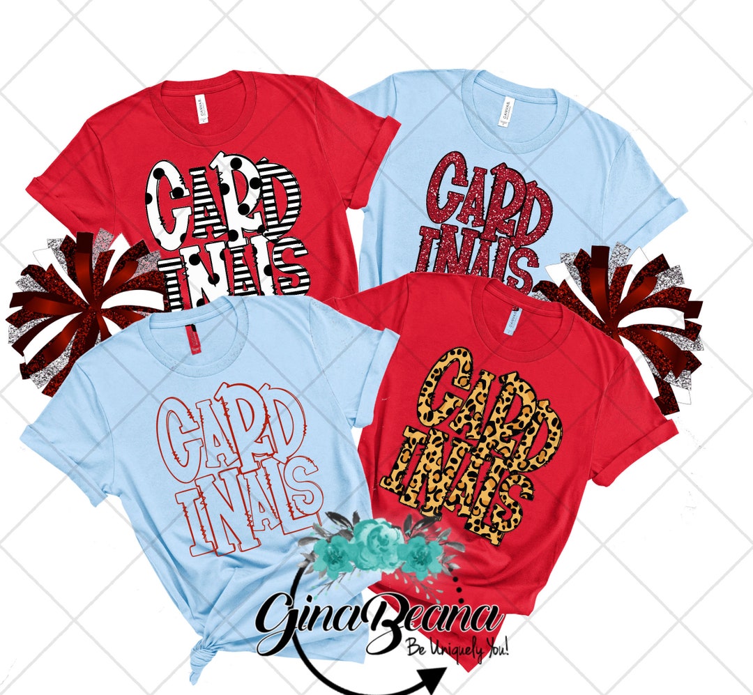 Custom Color Cardinals School Spirit Shirt, Back to School Tee, Pep ...