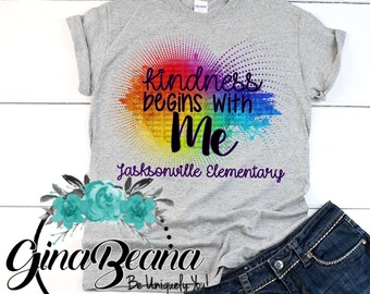 Kindness Begins With Me Shirt Kindness Autism Awareness - Etsy