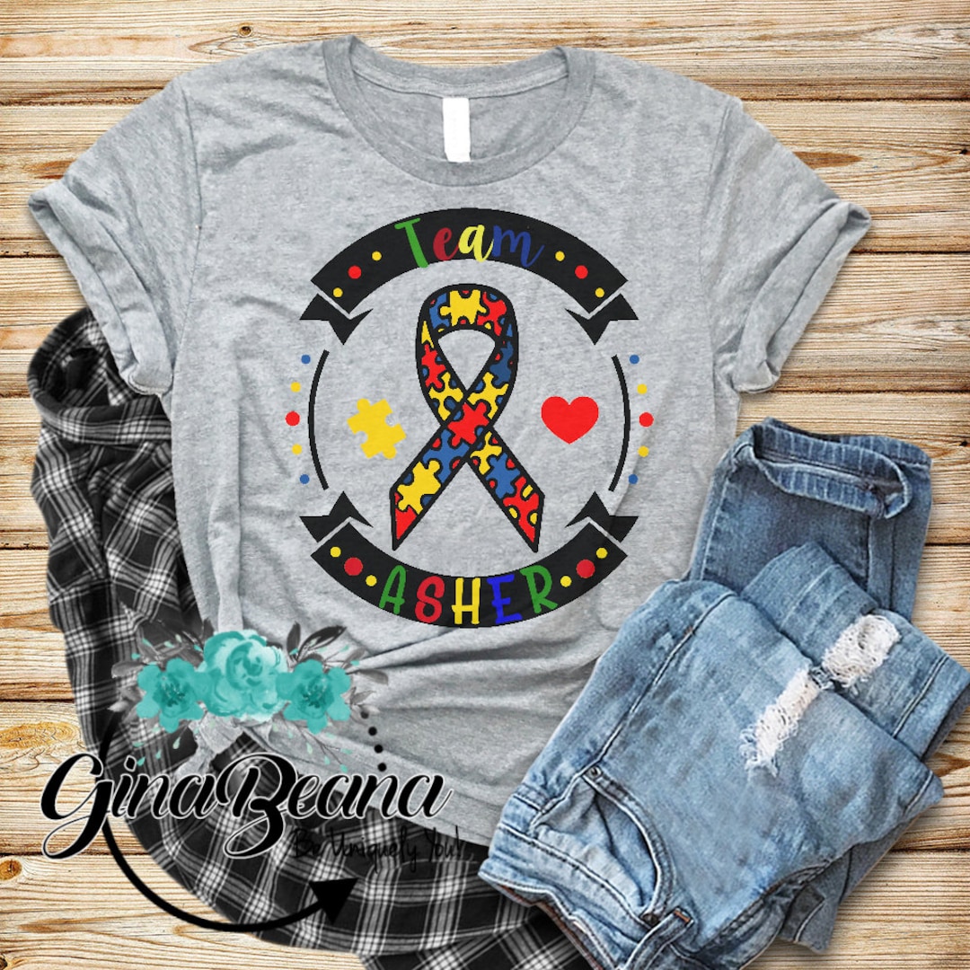 Personalized TEAM Autism Shirts, Autism Walk Shirts, Matching Group ...