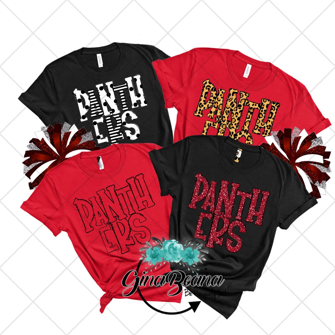 Custom Color Panthers School Spirit Shirt, Back to School Tee, Pep ...