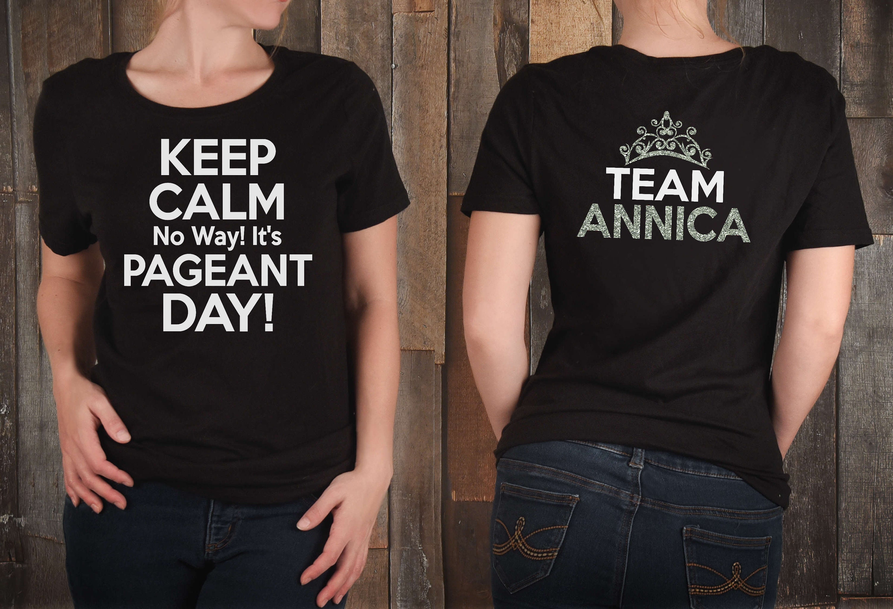 Personalized Pageant Day Shirts, Pageant Mom, Pageant Gear, Ginabeana ...