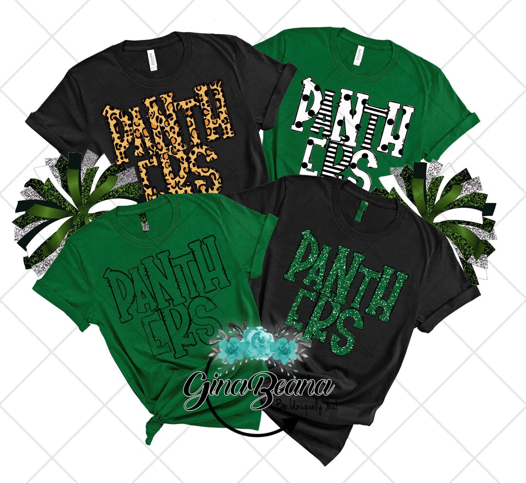 Custom Color Panthers School Spirit Shirt, Back to School Tee, Pep ...