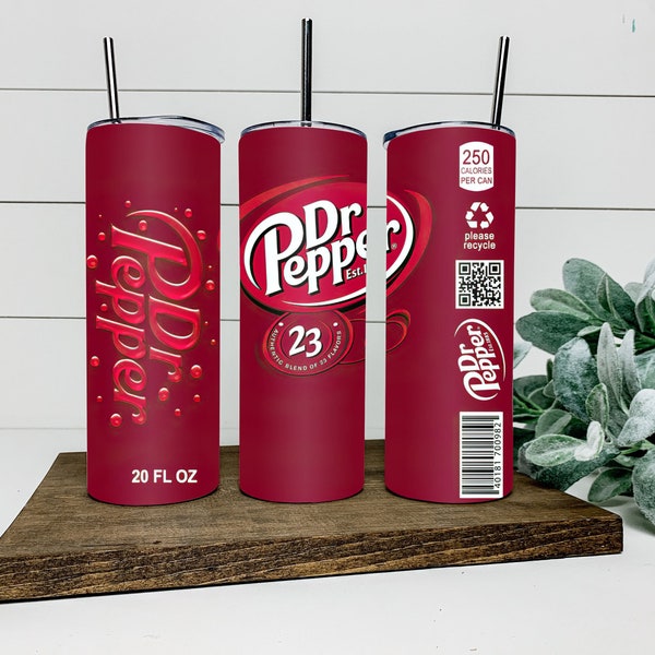 Dr. Pepper Tumbler - Etsy