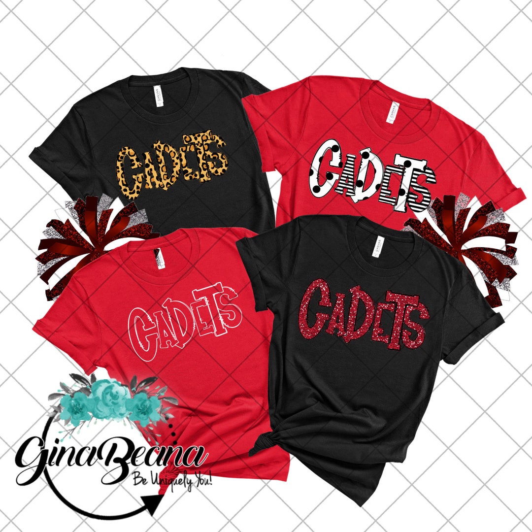 Custom Color Cadets School Spirit Shirt, Back to School Tee, Pep Rally ...