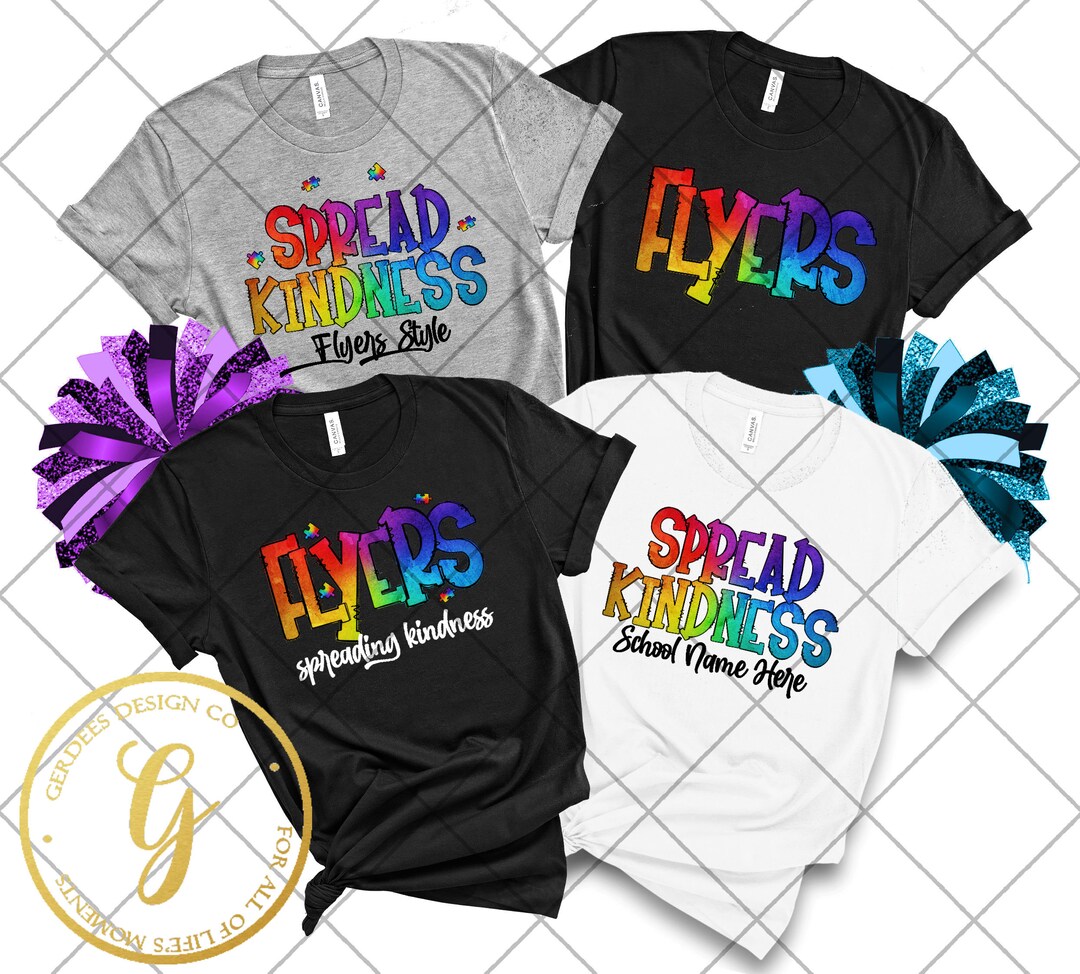 Flyers School Spirit Shirt, School Autism Awareness , School Kindness ...