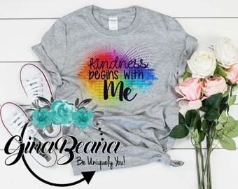 Kindness Begins With Me Shirt Kindness Autism Awareness - Etsy
