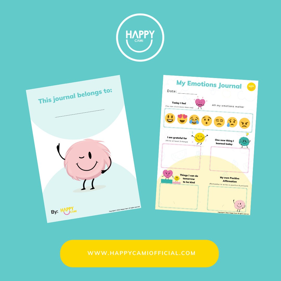 Emotions Journal, Emotion Activity Kit for Preschoolers & Kids ...