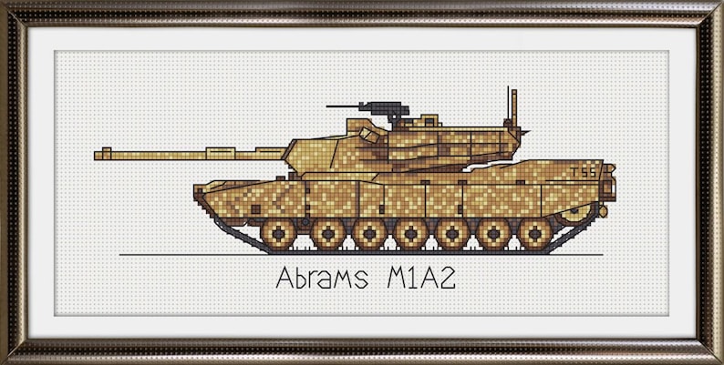 US Army tank cross stitch pattern BOGO free war machine | Etsy