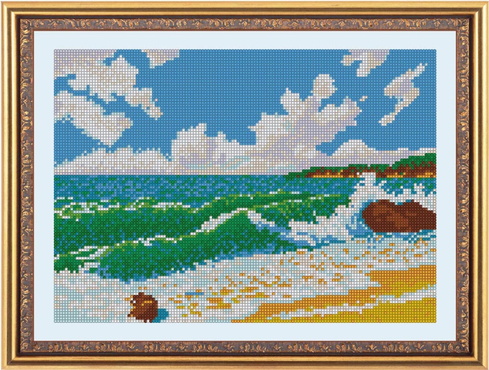 Ocean Cross Stitch Pattern BOGO Free Nature Tapestry - Etsy