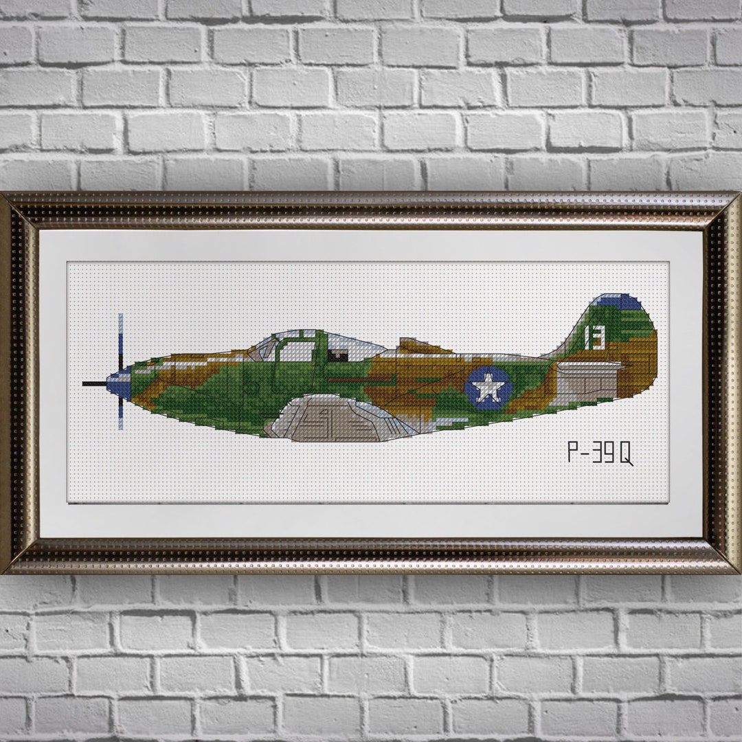 WW2 USAF Plane Cross Stitch Pattern BOGO Free, Aviation Cross Stitch ...