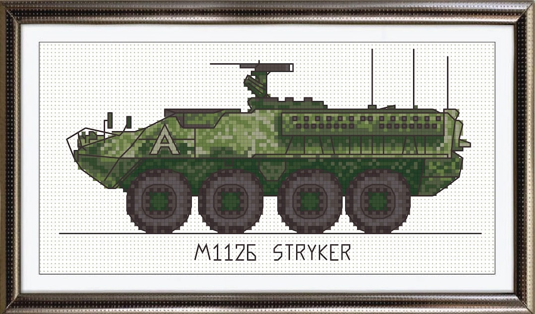 US Army Tank Cross Stitch Pattern BOGO Free, War Machine Collection ...