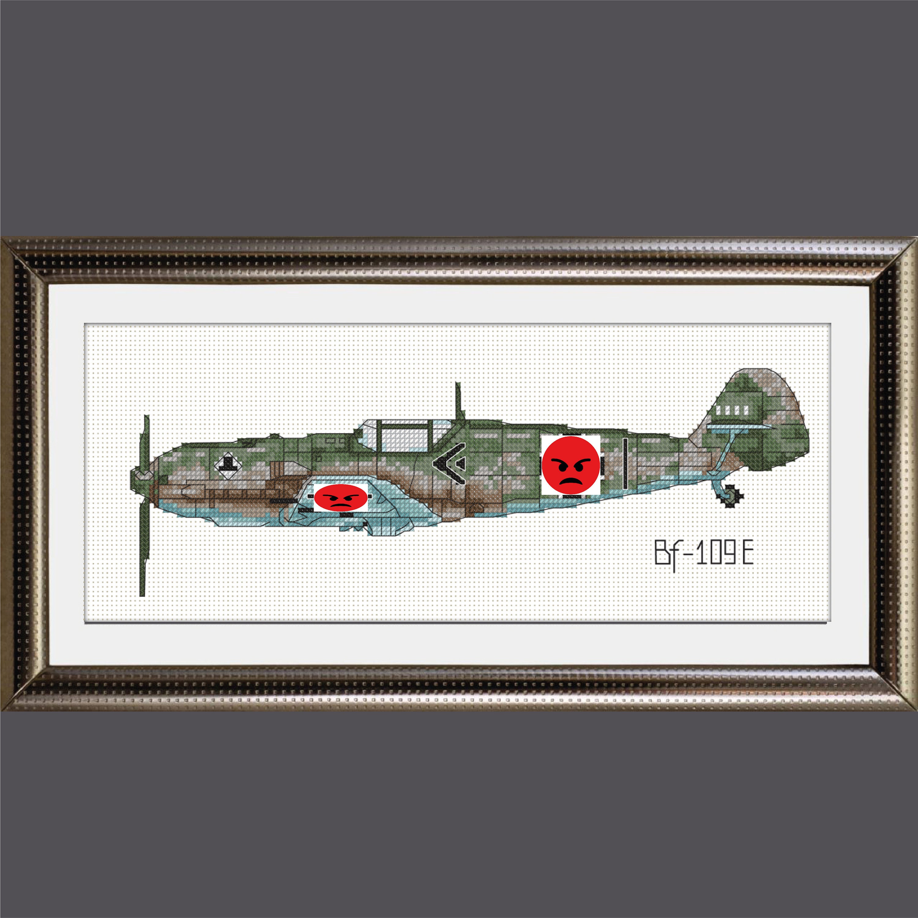WW2 German Plane Cross Stitch Pattern BOGO Free, Aviation Cross Stitch ...