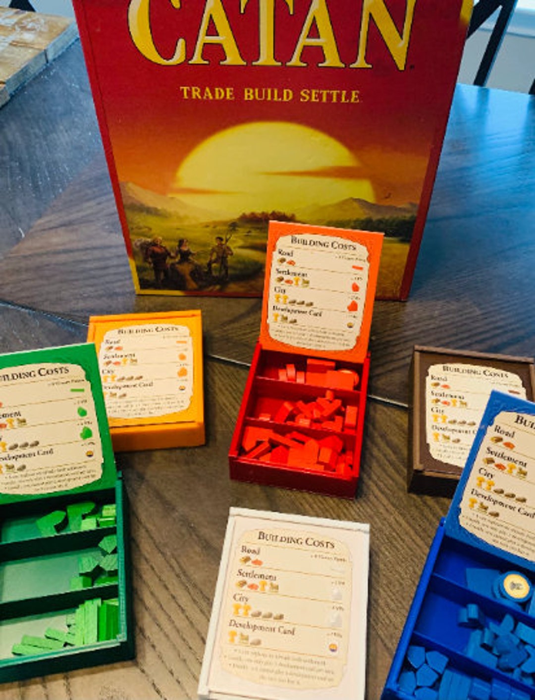 Catan Compatible Player Piece Organizer STL ONLY - Etsy