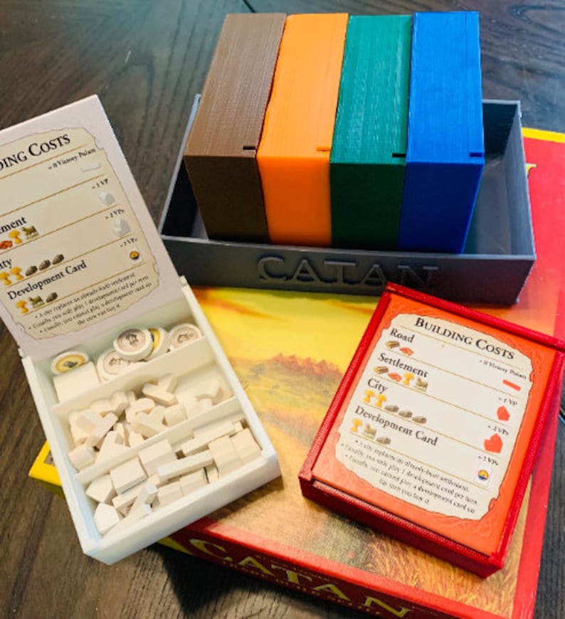 Catan Compatible Player Piece Organizer STL ONLY - Etsy