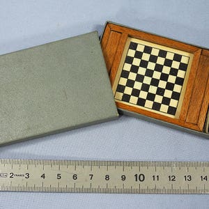 Antique Dollhouse Miniature Checkers Set in the Box-circa 1900s - Etsy