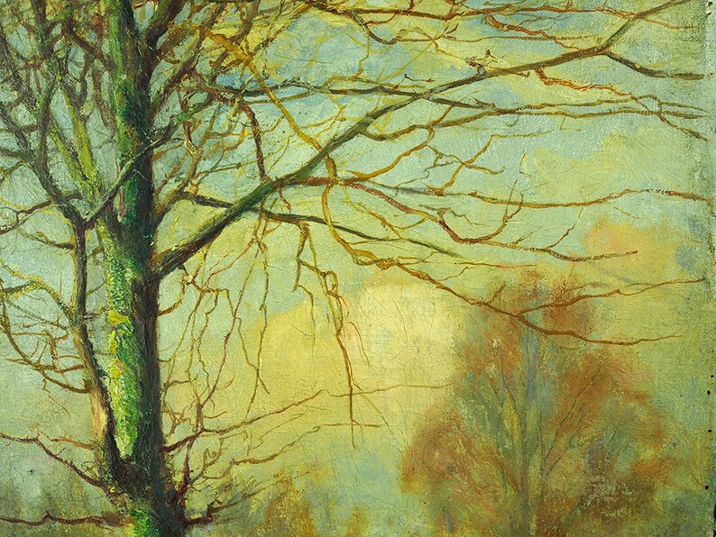 Walter Emsley (GB-1860-1938) Oil on Canvas - Etsy