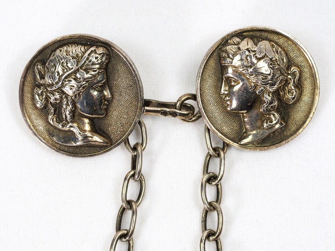 Antique French Silver Cloak Buttons - 19th Century - Etsy