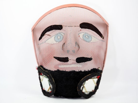 Antique Wire Mesh Odd Fellows Rituals or Mardi Gras S… - Gem