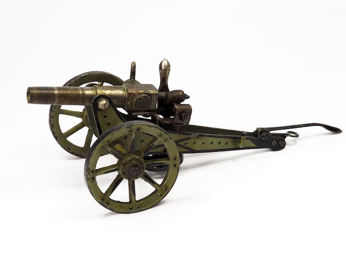 Antique German "marklin" Toy Cannon Field Artillery Firecracker Brass ...