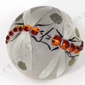 Erwin Eisch Studio Glass Dragonflies Paperweight - Etsy