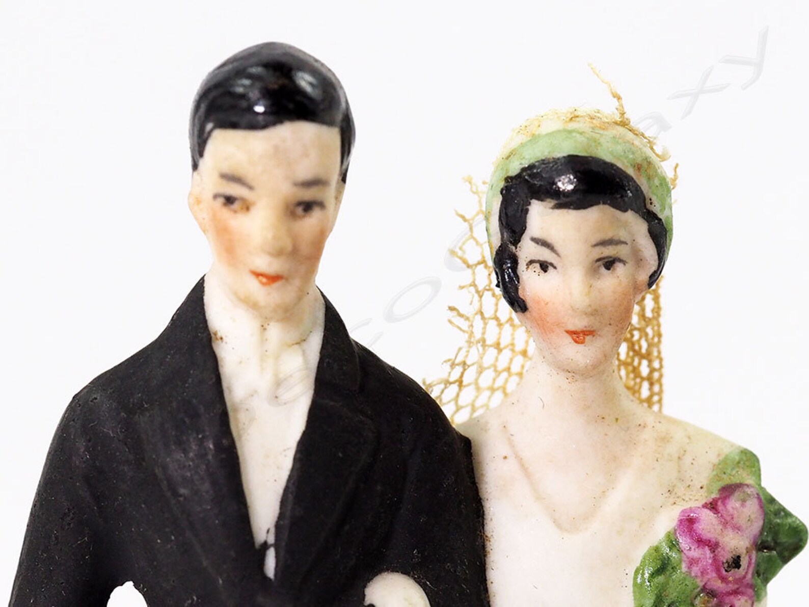 Antique German Bisque Wedding Cake Decoration - Etsy