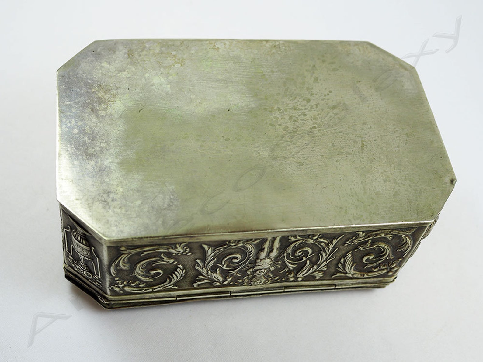 Antique Metal Repousse Box-circa 1880 - Etsy