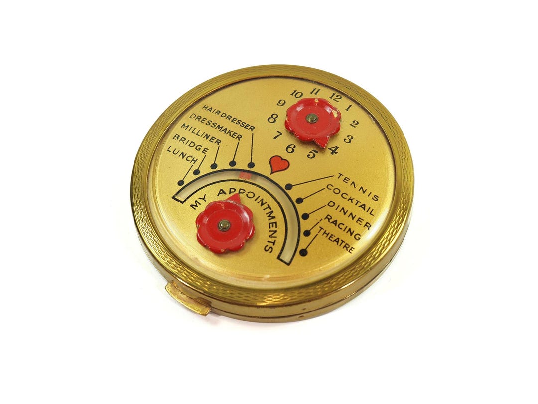 Pygmalion "my Appointments" Powder Compact-ca. 1950s - Etsy
