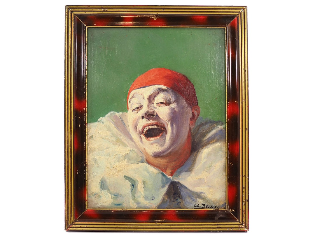 Art Deco Oil Painting on Board by Ed Baum-circa1920s - Etsy