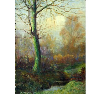 Walter Emsley (GB-1860-1938) Oil on Canvas - Etsy