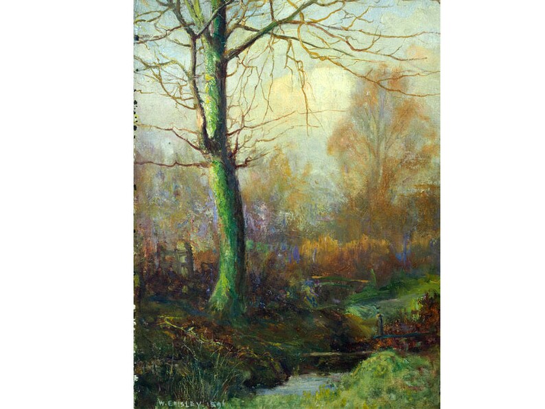 Walter Emsley GB-1860-1938 Óleo sobre lienzo - Etsy España