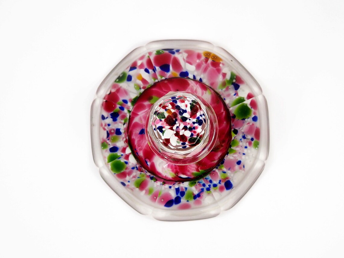 Antique Bohemian Paperweight Inkwell-19th Century - Etsy