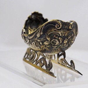 Antique Silver Salt Dish Sledge - Etsy