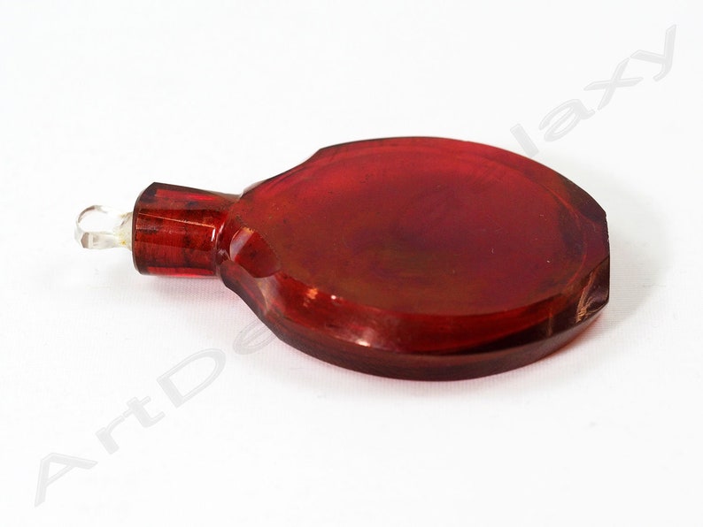 Antique Miniature Cranberry Red Crystal Perfume Bottle-19 Century - Etsy
