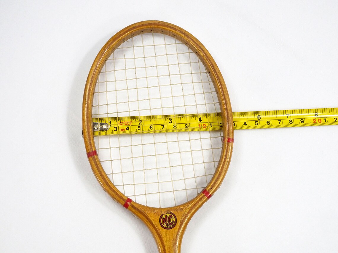 Vintage Salesman Sample Tennis Racquet Logo M.C. Circa 1930s - Etsy