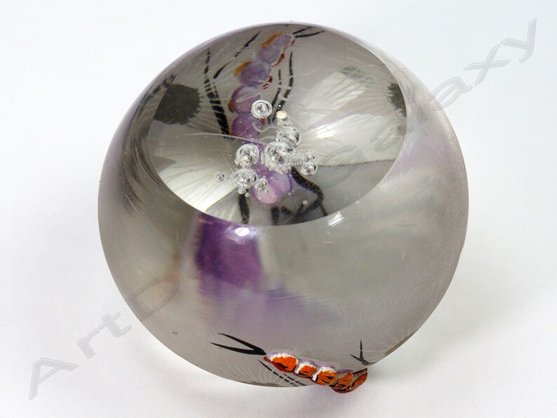 Erwin Eisch Studio Glass Dragonflies Paperweight - Etsy