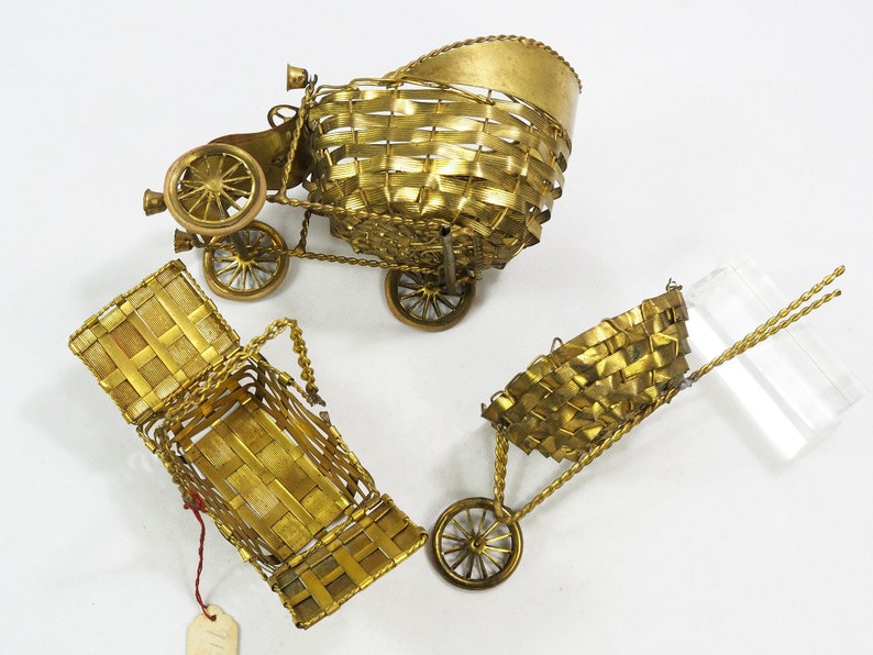 Antique German Woven Metal Candy Containers Christmas - Etsy