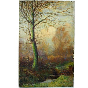 Walter Emsley (GB-1860-1938) Oil on Canvas - Etsy