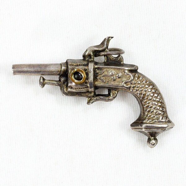 Revolver Charm - Etsy