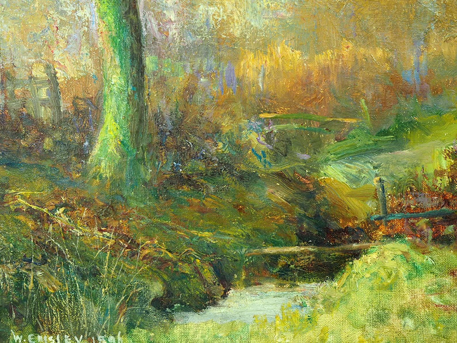 Walter Emsley (GB-1860-1938) Oil on Canvas - Etsy