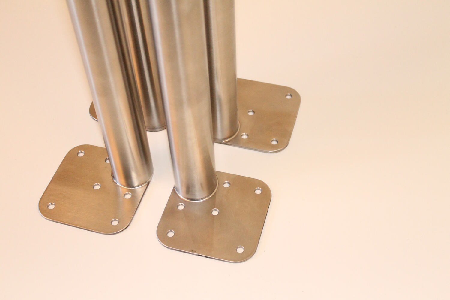 Elegant & Noble Table Legs Made From Stainless Steel (AISI 304) – Set ...