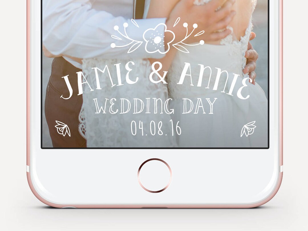 Floral Wedding Filter, Instagram Filter, Floral Wedding Geofilter ...