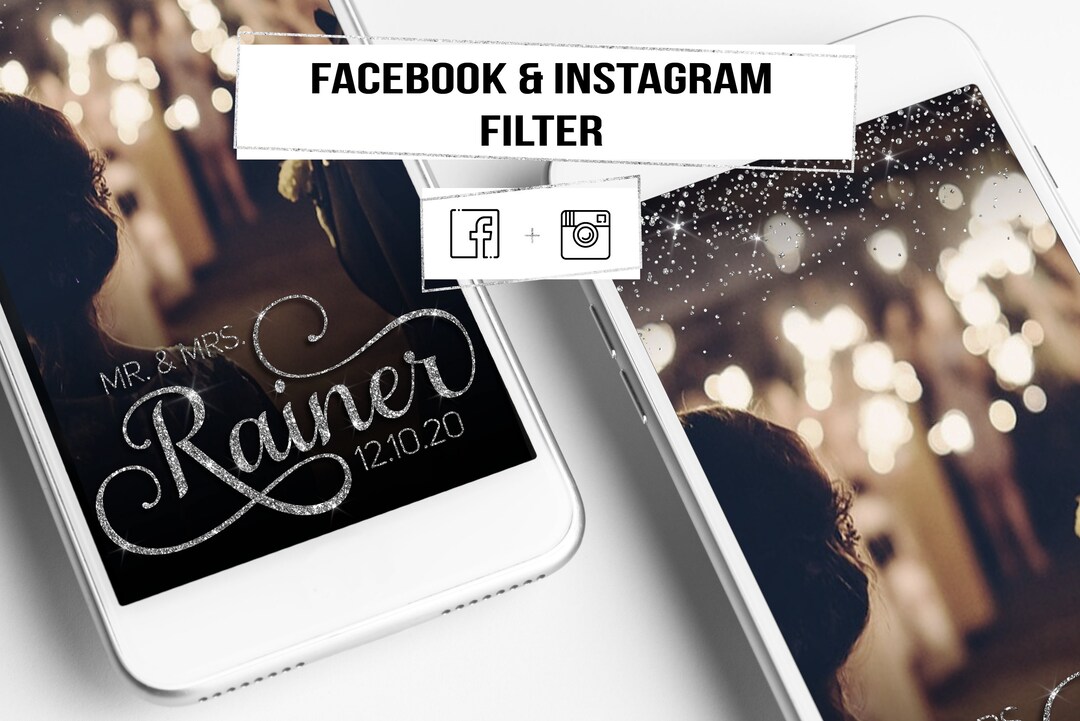 Wedding INSTAGRAM Filter Silver Wedding Filter Instagram Glitter ...