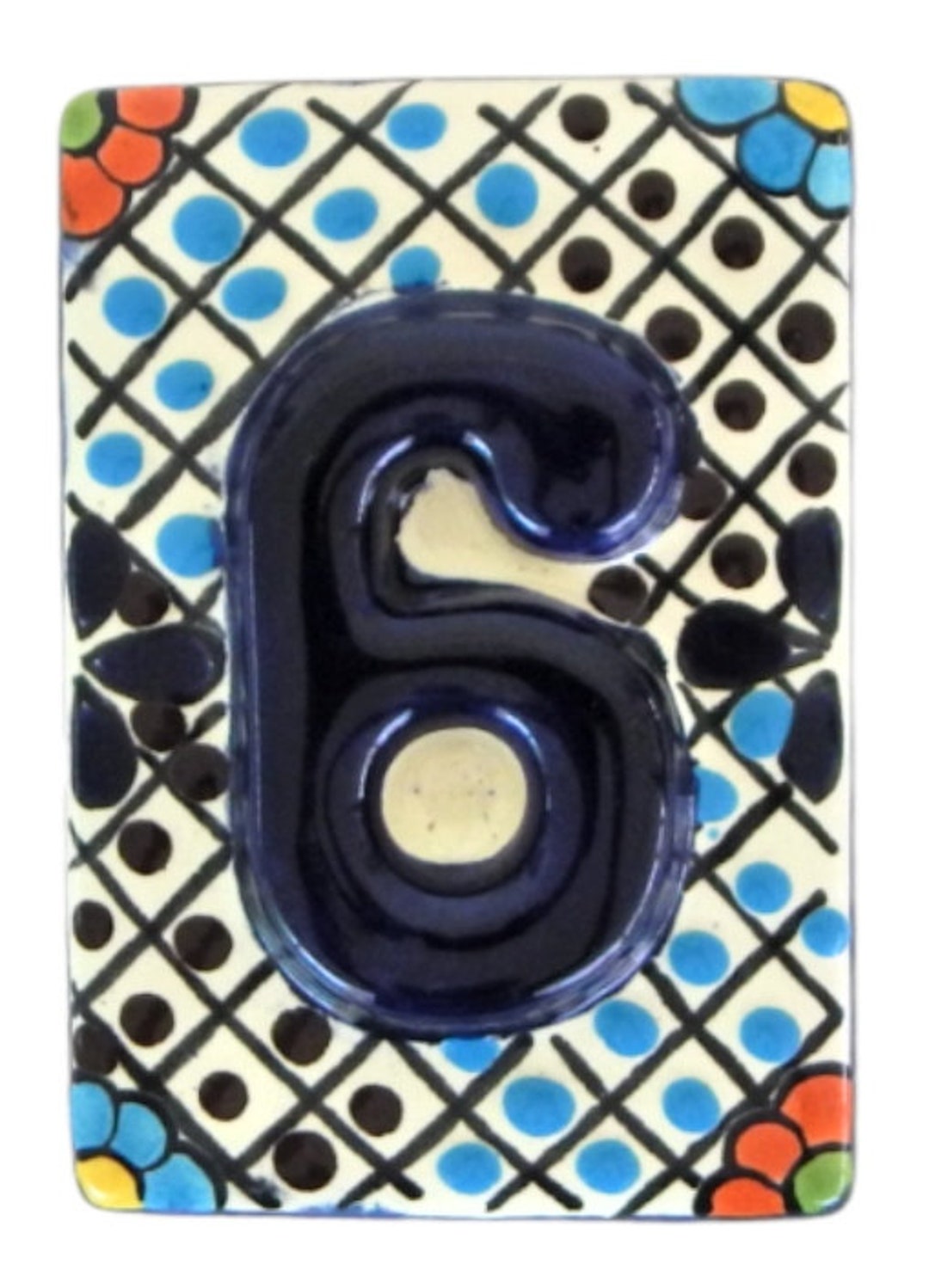 Mexican Tile House Numbers Address Numbers Ceramic House Number ...