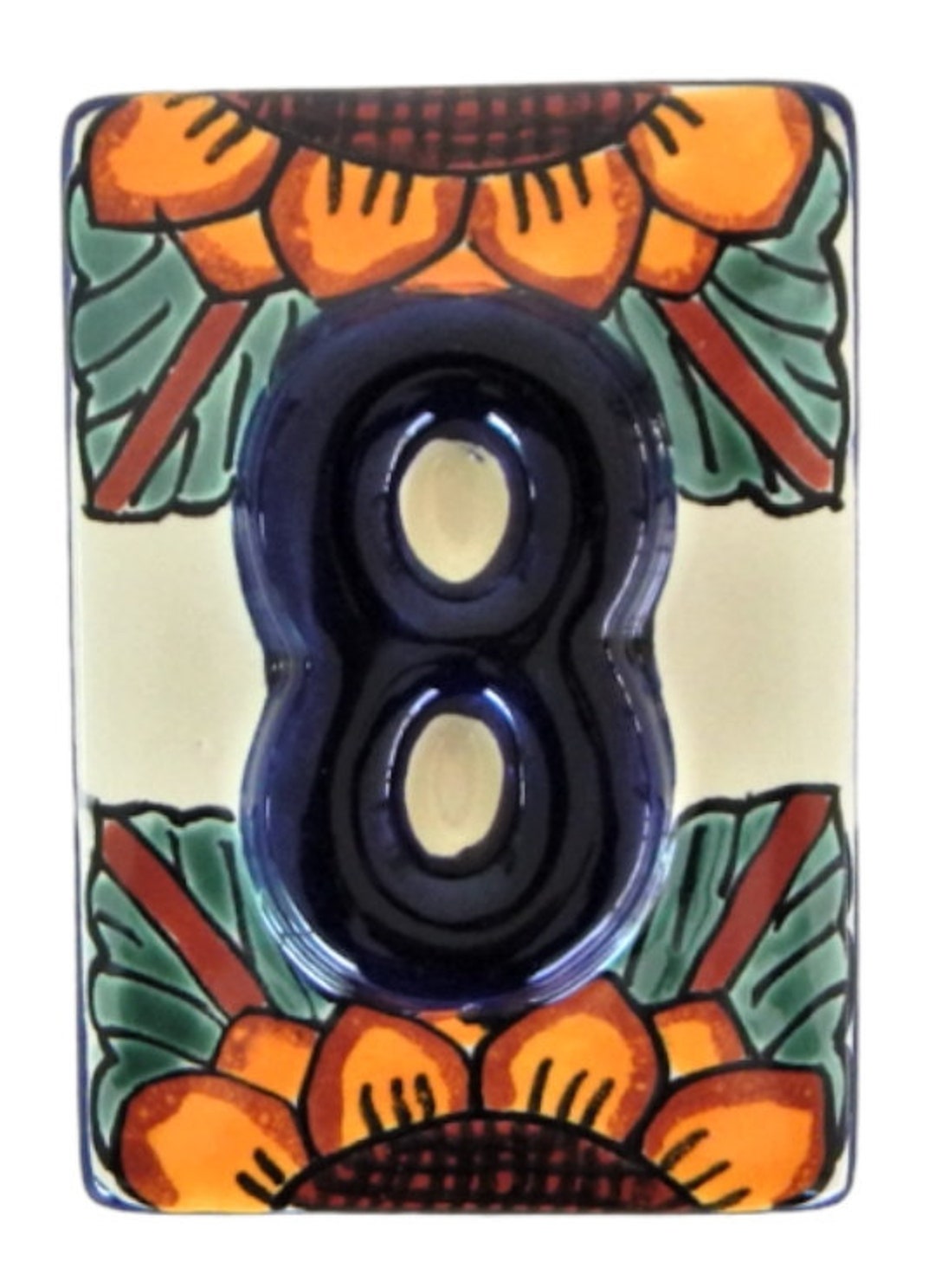 Mexican Tile House Numbers Address Numbers Ceramic House Number ...