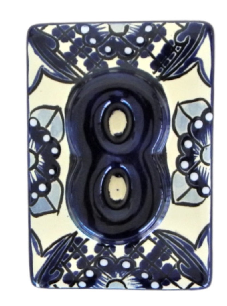 Mexican Tile House Numbers Address Numbers Ceramic House - Etsy