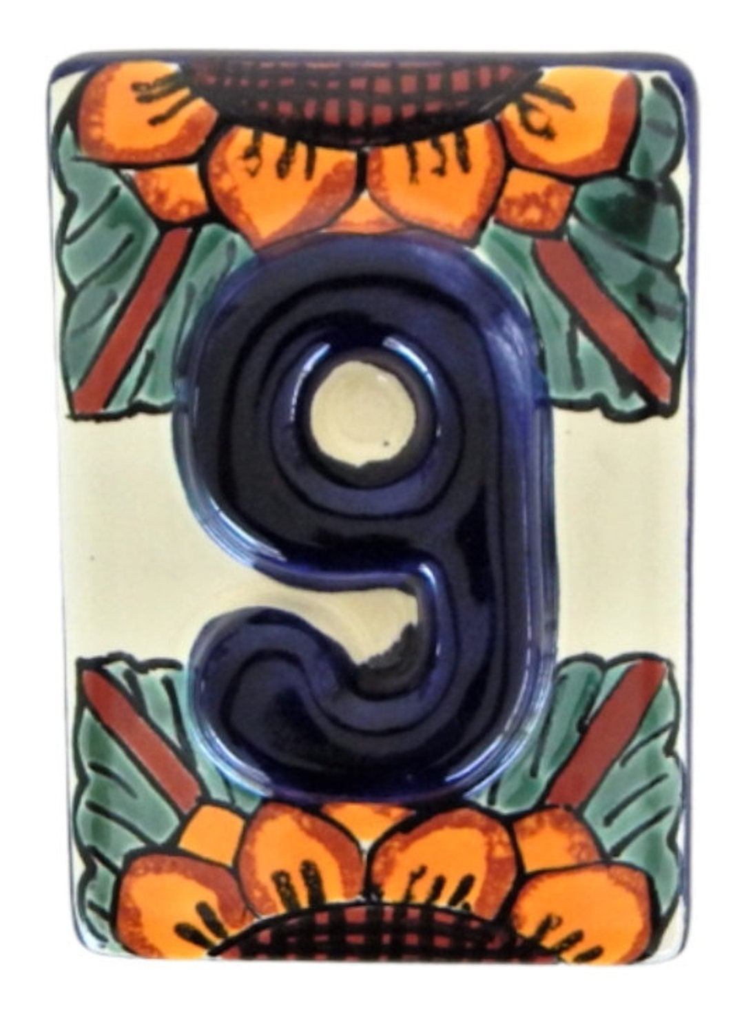 Mexican Tile House Numbers Address Numbers Ceramic House Number ...