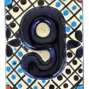 Mexican Tile House Numbers Address Numbers Ceramic House - Etsy