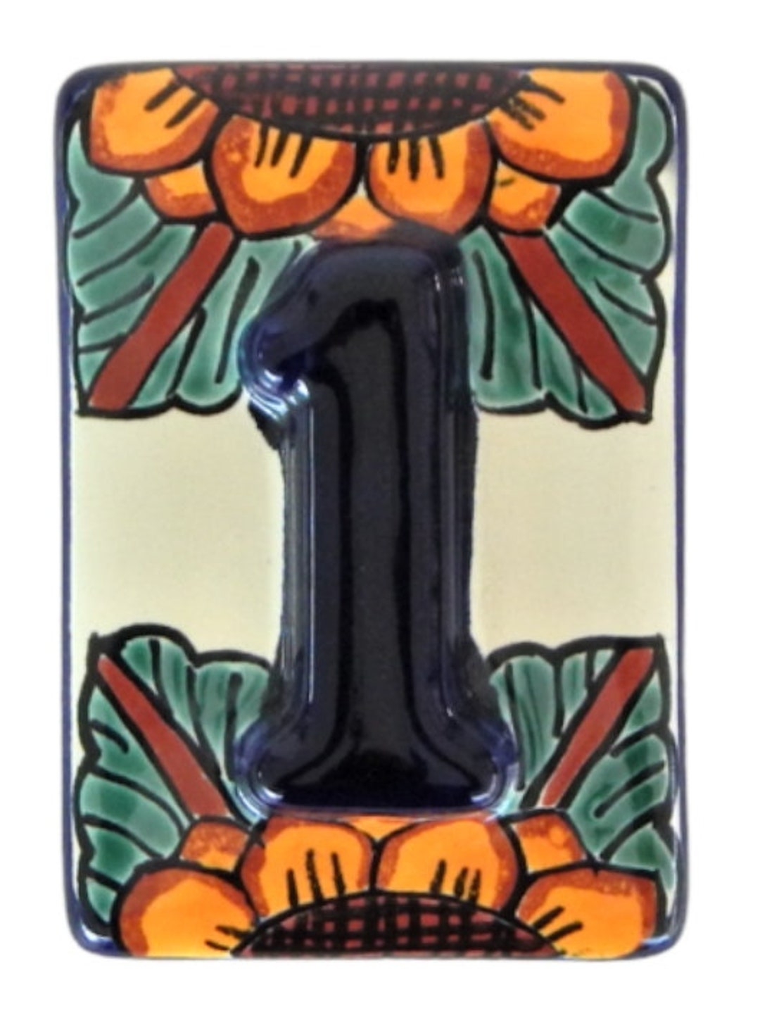 Mexican Tile House Numbers Address Numbers Ceramic House Number ...